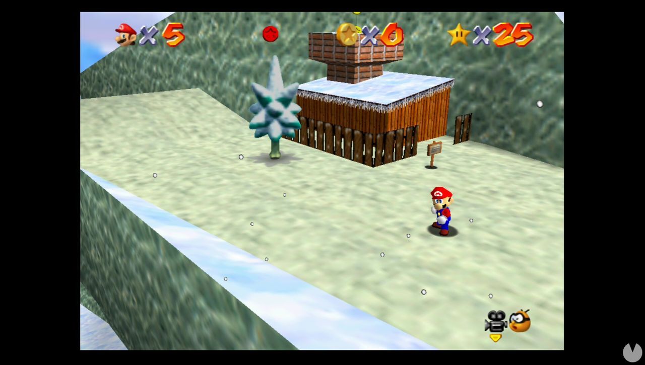 Mundo 4: Cool, Cool Mountain en Mario 64 - Estrellas y 100%