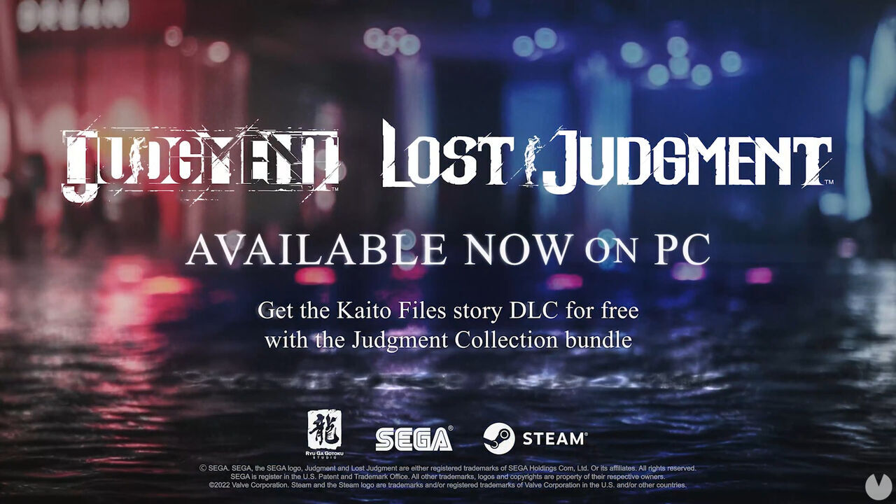 Judgment y Lost Judgment ya están disponibles en PC a través de Steam ...