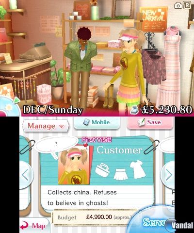 Style Boutique - Videojuego (NDS y Wii U) - Vandal