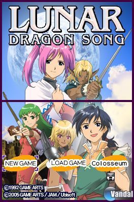 Lunar Genesis - Videojuego (NDS) - Vandal