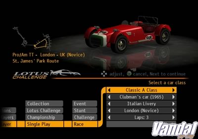 Lotus Challenge - Videojuego (PS2, Xbox y GameCube) - Vandal